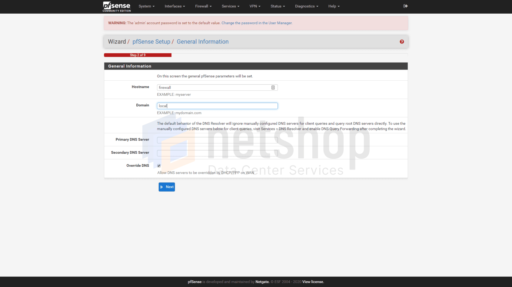 How To Install pfSense Open Source Firewall on Server · NetShop ISP