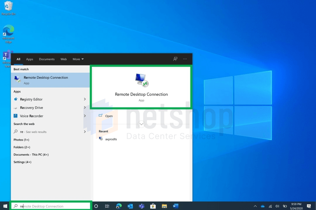 How To Access your Server with Remote Desktop (RDP) on Windows 10 ...