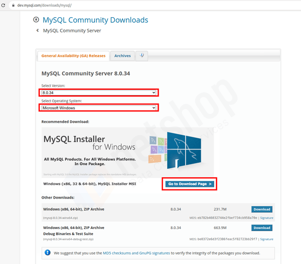 How To Install MySQL 8.x on Windows Server 2022 · NetShop ISP