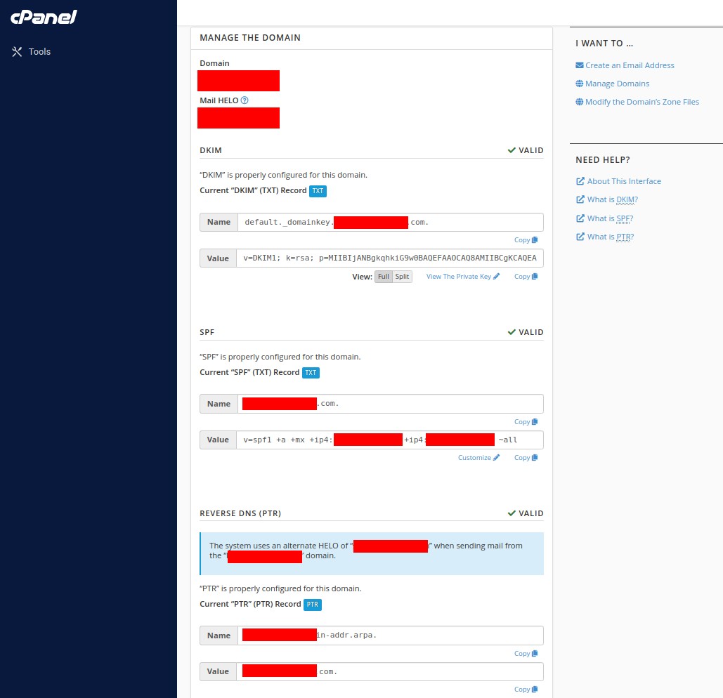 How To Setup DKIM and SPF Records on cPanel (Jupiter theme) · NetShop ISP
